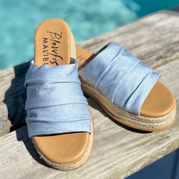 Blowfish | Shoes | New Blowfish Marshlo Rope Wedge Sandal In True Blue ...